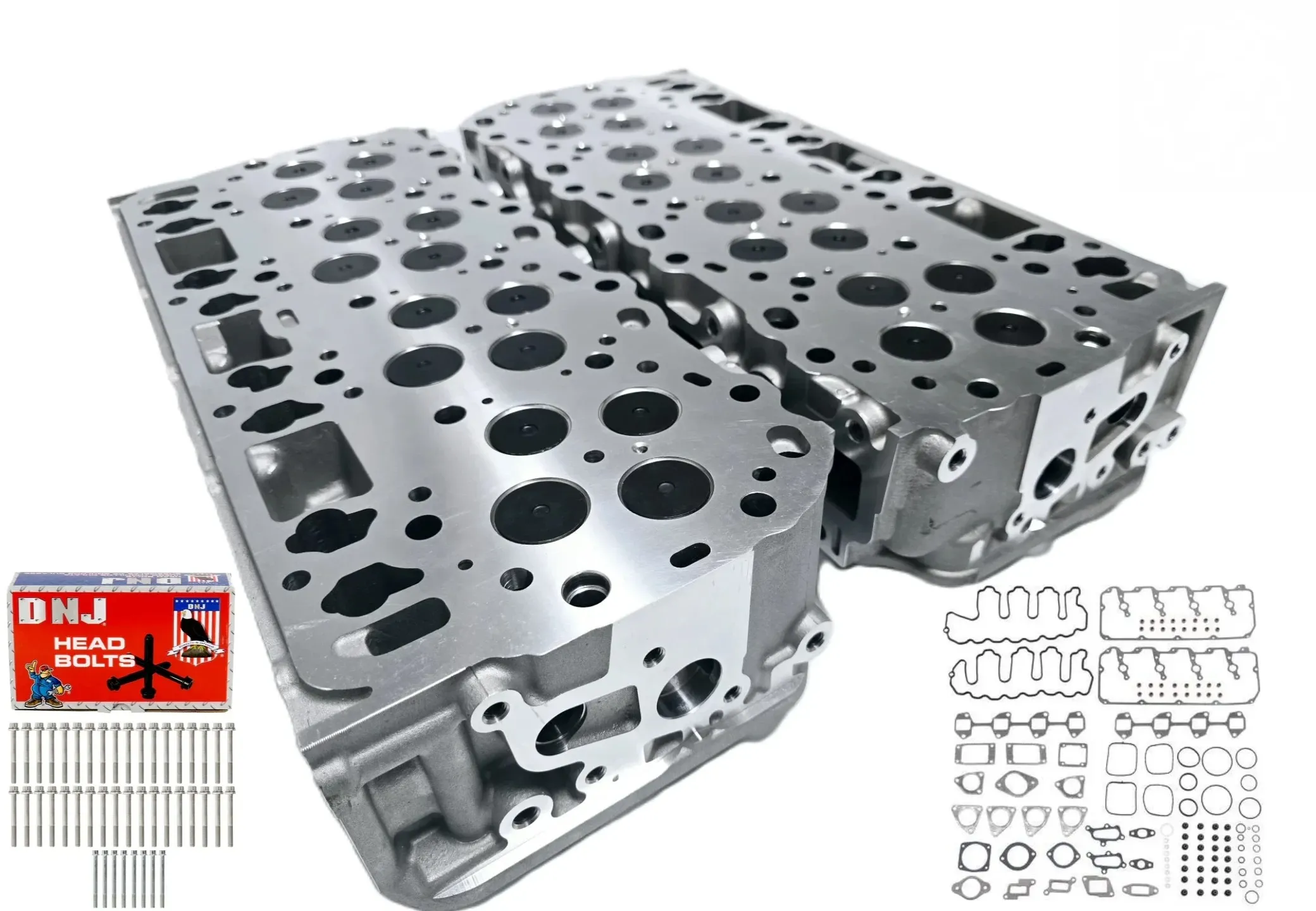 New GM GMC 6.6 Duramax Diesel LML Cylinder Heads Head Gasket Set and Bolts