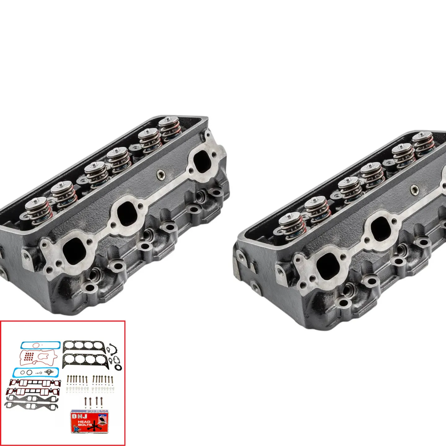 New Pair 4.3 GM Chevrolet Cylinder Heads # 113 Casting W/ Head Gasket ...