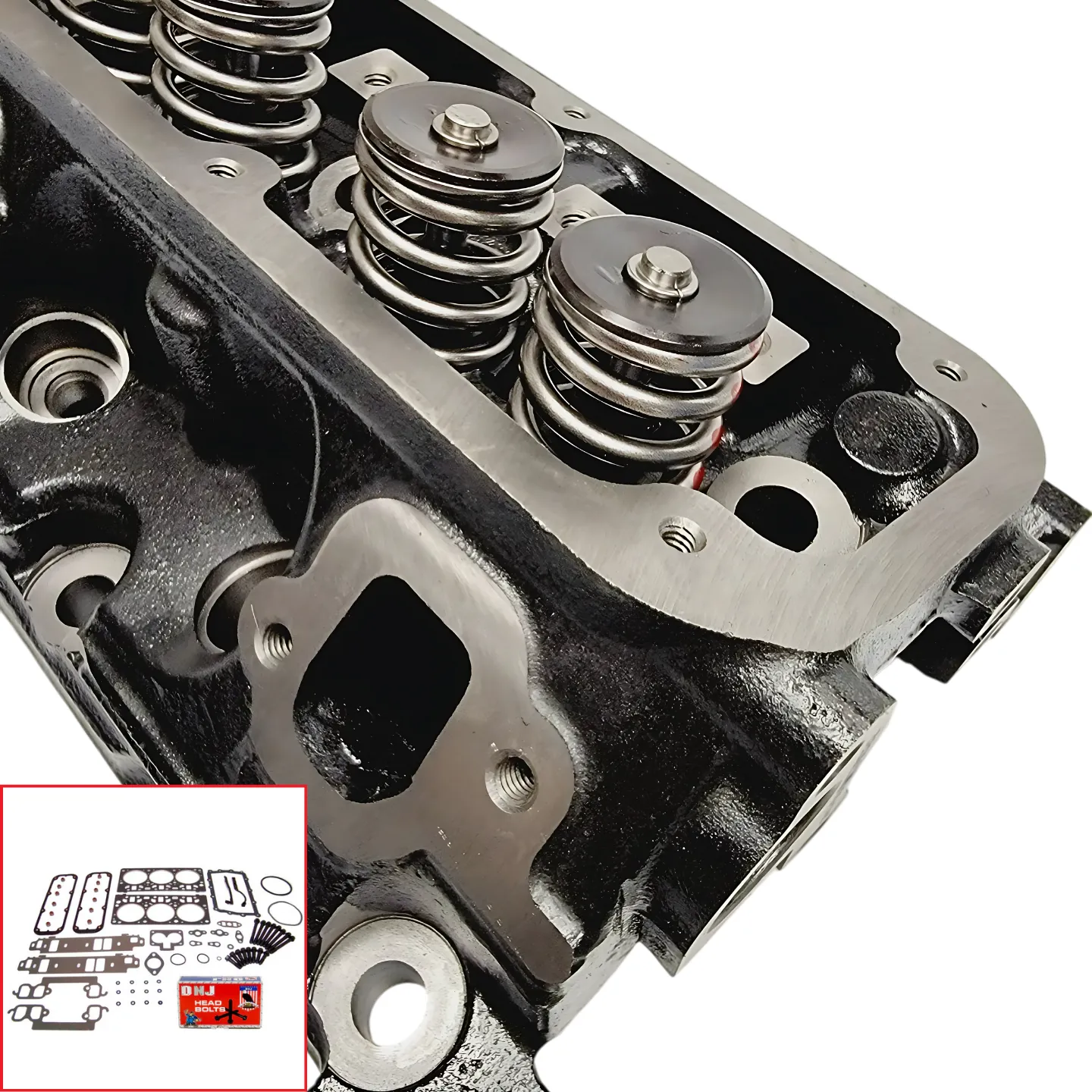 New Pair Dodge 3.9L OHV Magnum V6 Cylinder Heads W/ Head Gasket Set ...